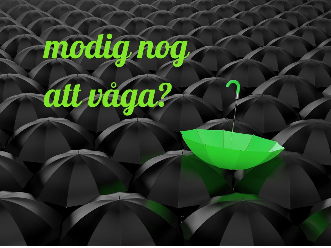 våga vara modig - övning ger färdighet - Kicki Westerberg